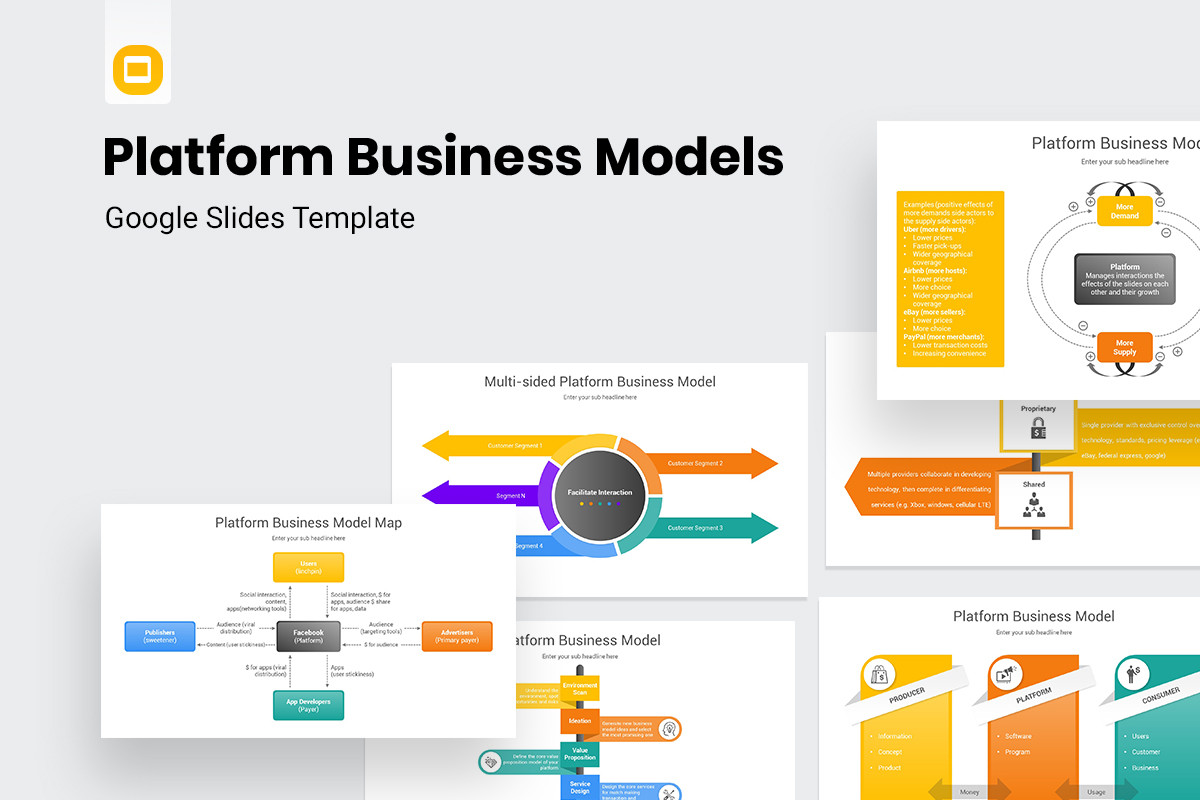 Platform Business Models Google Slides Template | Nulivo Market